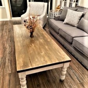 Large Farmhouse Table, Long Farmhouse Table, Big Dine Table, Kitchen ...