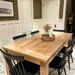 Rustic Dining Table, Farmhouse Table, Reclaimed Wood, Barn Wood - Etsy