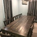 Large Farmhouse Table, Long Farmhouse Table, Big Dine Table, Kitchen ...
