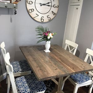 Rustic Dining Table, Farmhouse Table, Reclaimed Wood, Barn Wood - Etsy