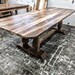 Rustic Walnut Dine Table Custom Farmhouse Table Dining Room - Etsy