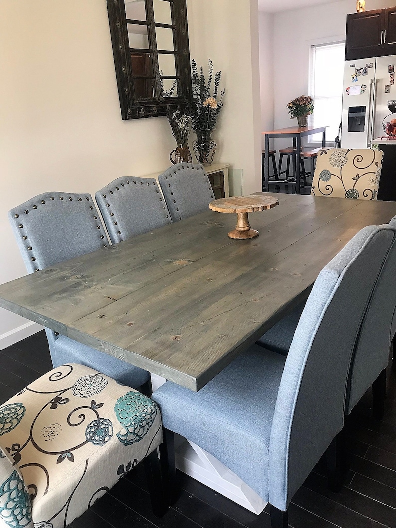 Rustic Farmhouse Dining Table, Dining Room Table, Farmhouse, Dine Table ...
