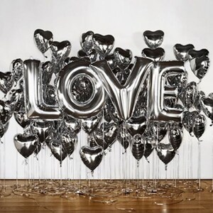 CUSTOM NUMBER BALLOONS 34 Number Balloons Custom - Etsy