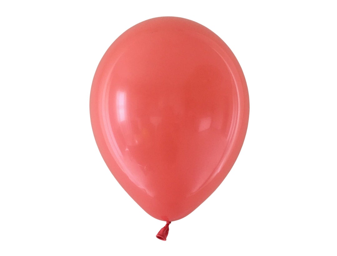 CORAL PARTY BALLOON Coral Latex Balloons Pk of 6 Balloon - Etsy