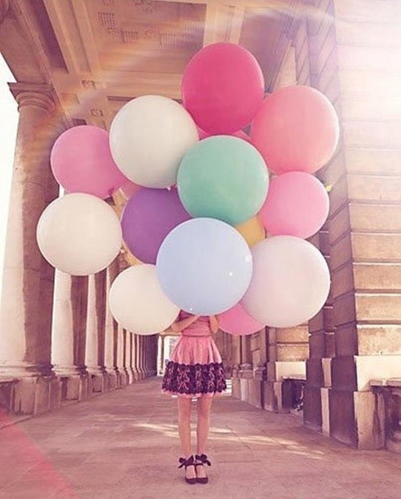 3FT HUGE BALLOONS 3ft Balloons 36 Inch Round Balloon - Etsy