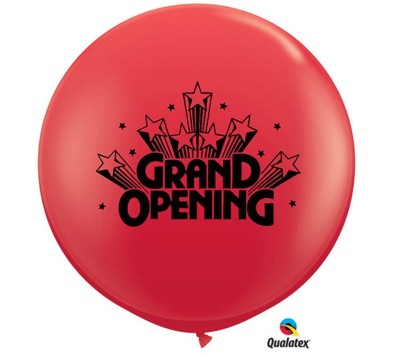 GRAND OPENING PARTY, Grand opening 3ft balloons, 36" inch round balloon ...