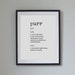 Cat Art Print, Purr Definition, Cat Lover Gift, Wall Art, Cute Cat ...