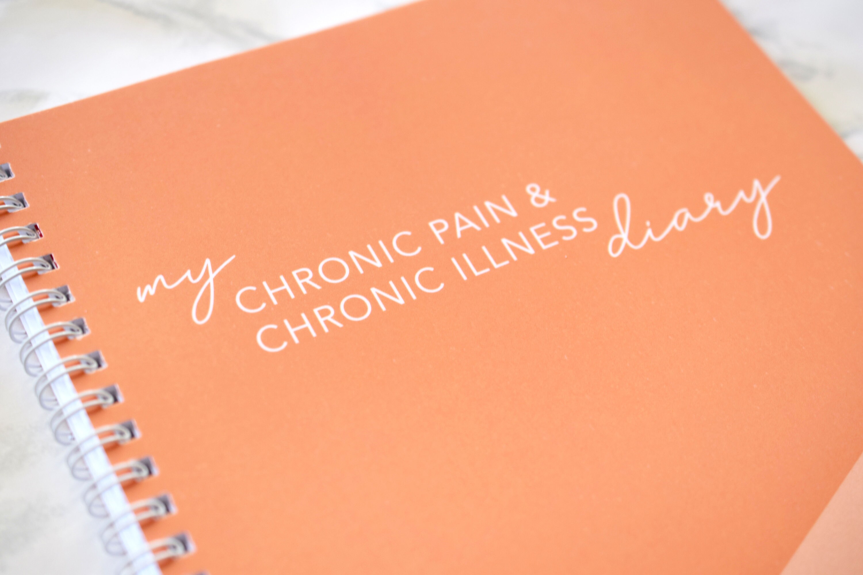 Chronic Pain Diary, Chronic Illness Diary, Health Journal, Planner ...