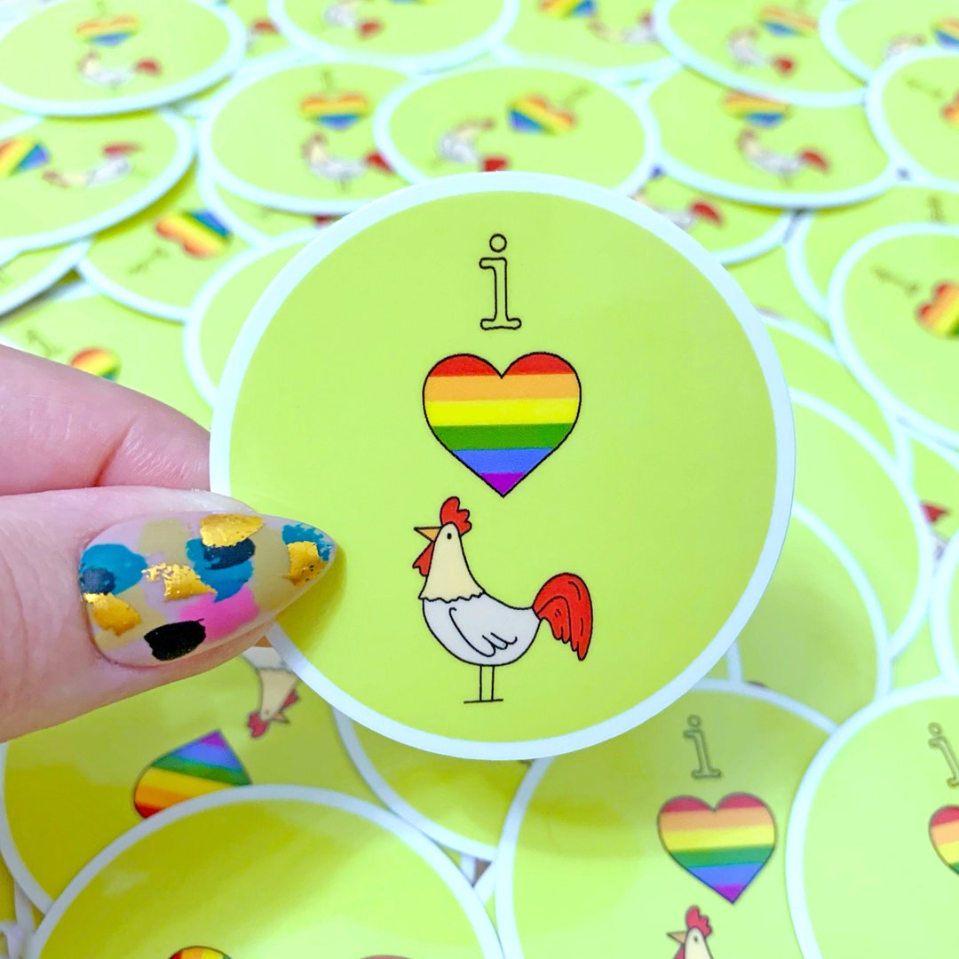 Cute Pride Sticker, Gay Pride, LGBTQ Decal, Pride Month Sticker, Queer ...