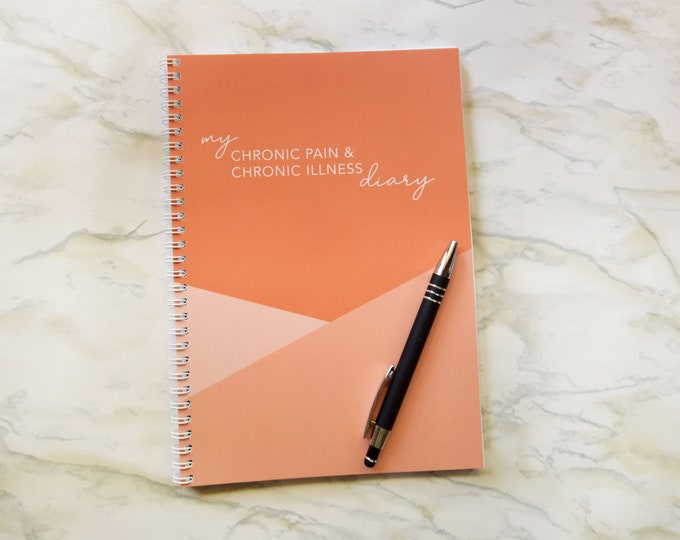 Chronic Pain Diary, Chronic Illness Diary, Health Journal, Planner - Etsy