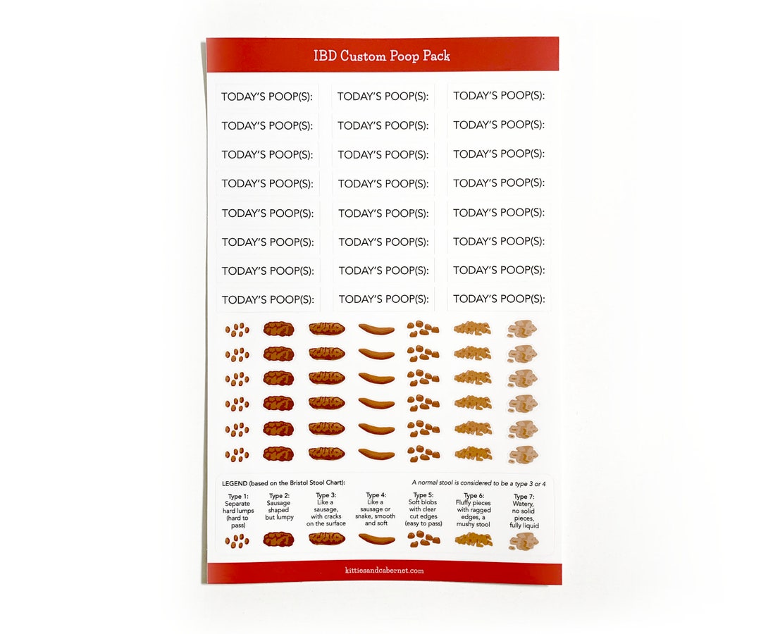 IBD IBS Stickers, Poop Stickers, Colitis Stickers, Crohn's Stickers ...