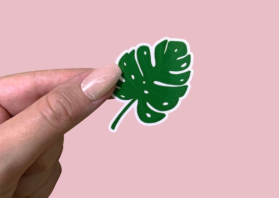 Waterproof Plant Sticker Monstera Decal Plant Lover Gift - Etsy