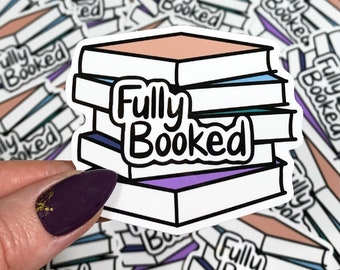 Fully Booked Sticker - Etsy