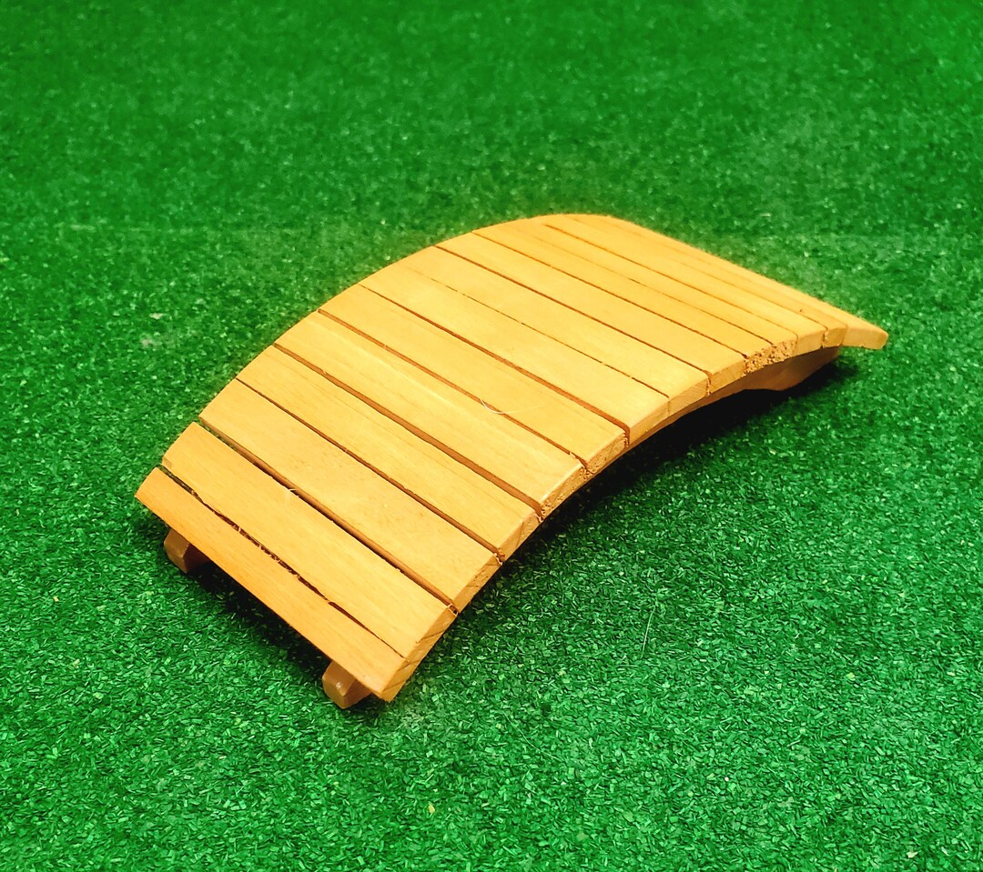 Garden Bridge for Dollhouse or 6 Inch Action Figures - Cedar With ...
