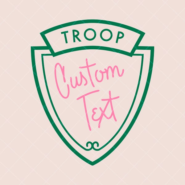 Custom Troop Badge - Etsy