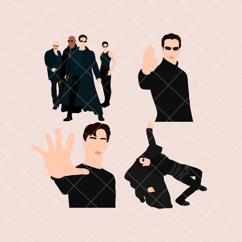 Neo Matrix Svg - Etsy