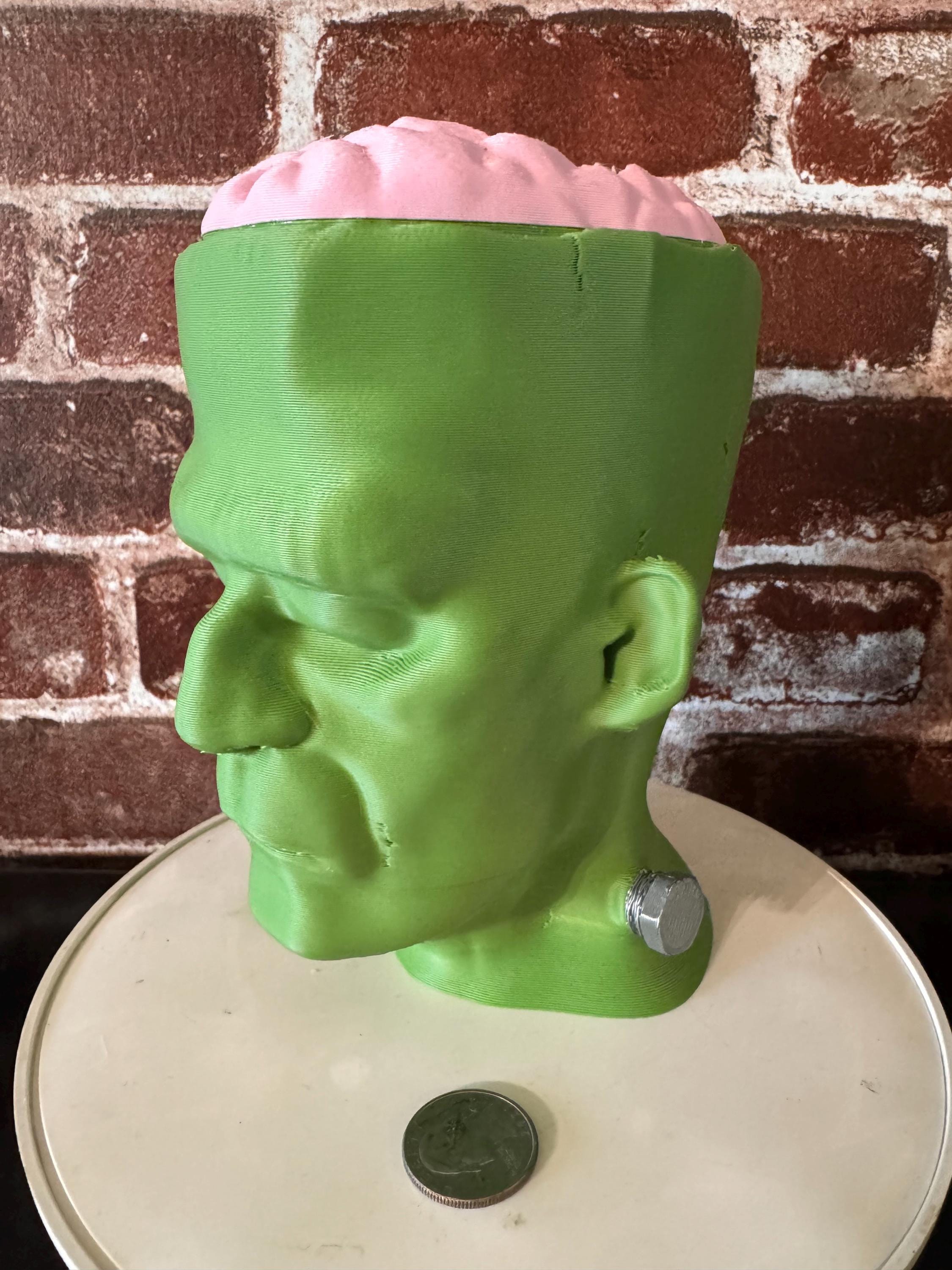 Frankenstein Brain Planter W Inner Pot - Etsy
