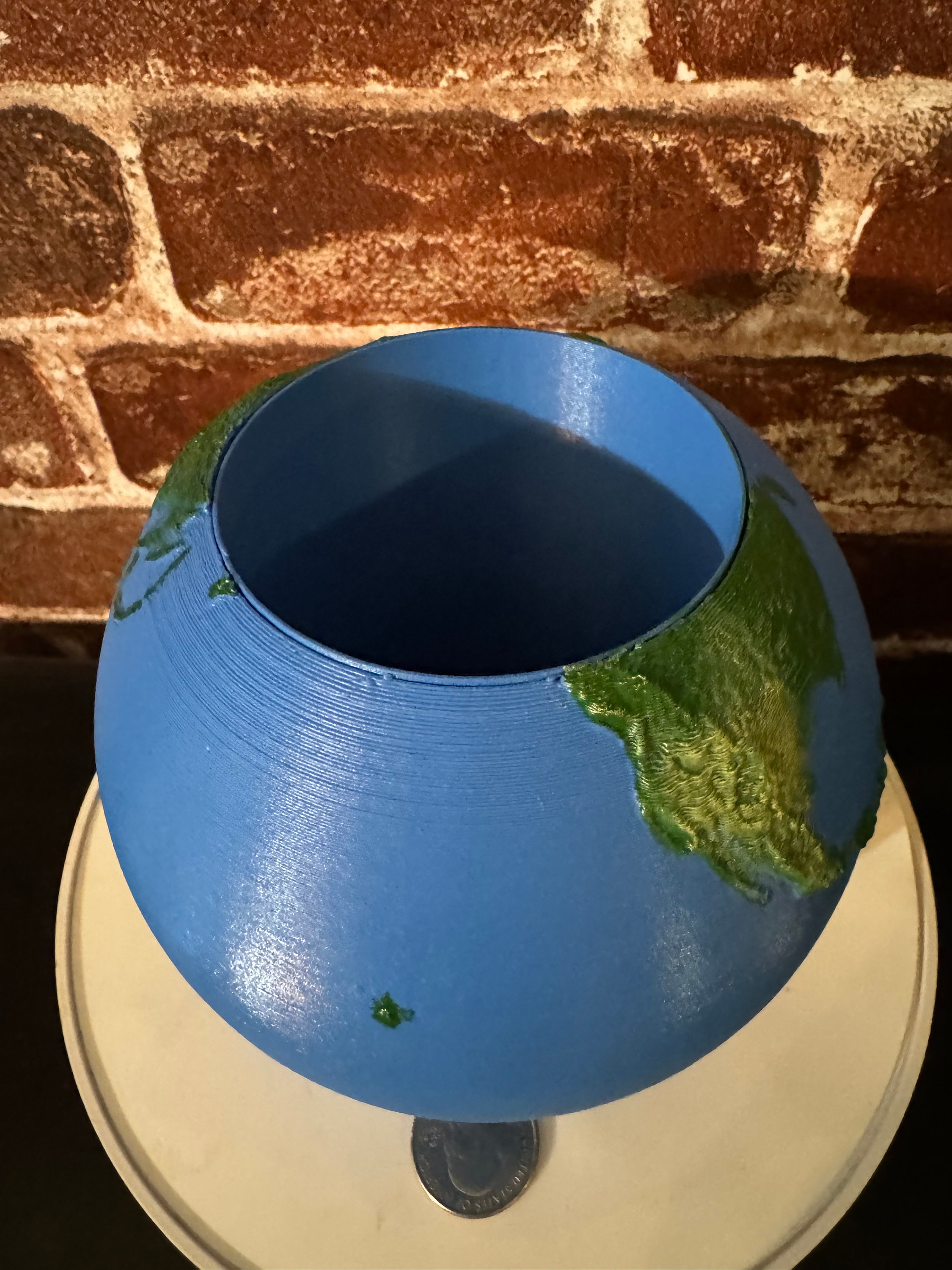 Earth Globe Planter W/ Inner Pot - Etsy