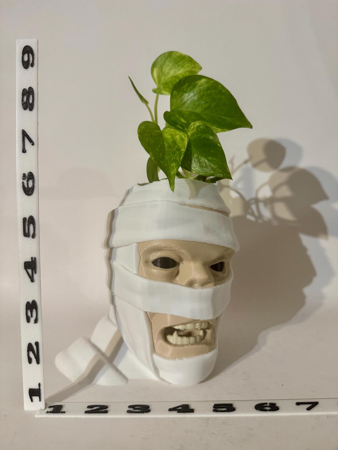 Mummy in Wraps Halloween Planter | Gift Decoration - Etsy