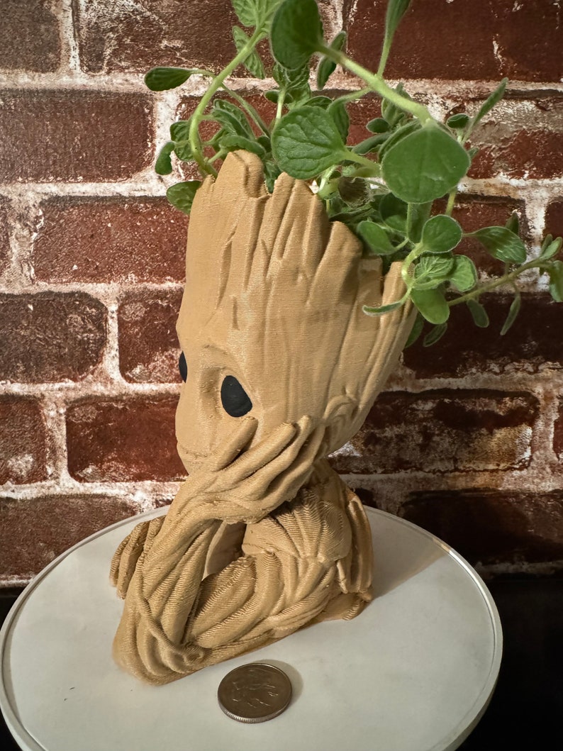 3D Printed Groot Large Planter - Etsy