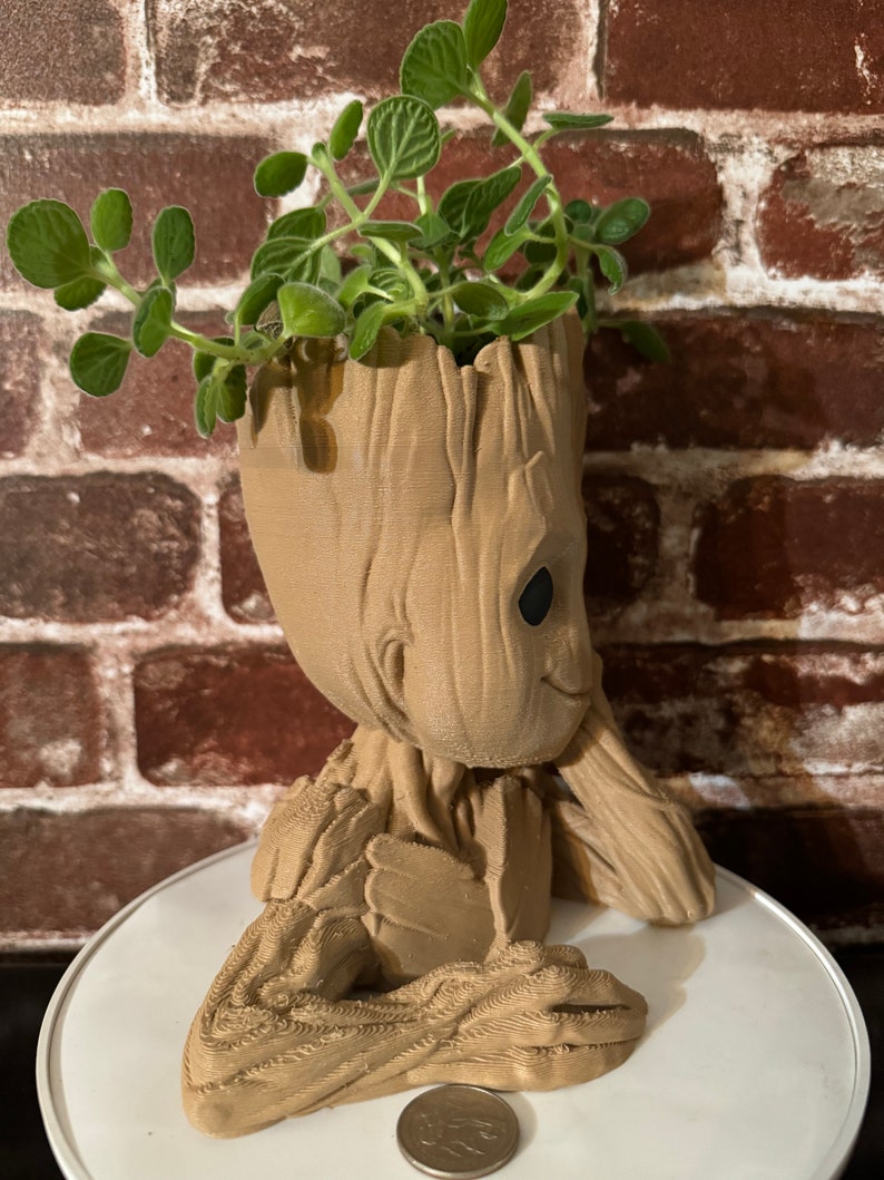 3D Printed Groot Large Planter - Etsy