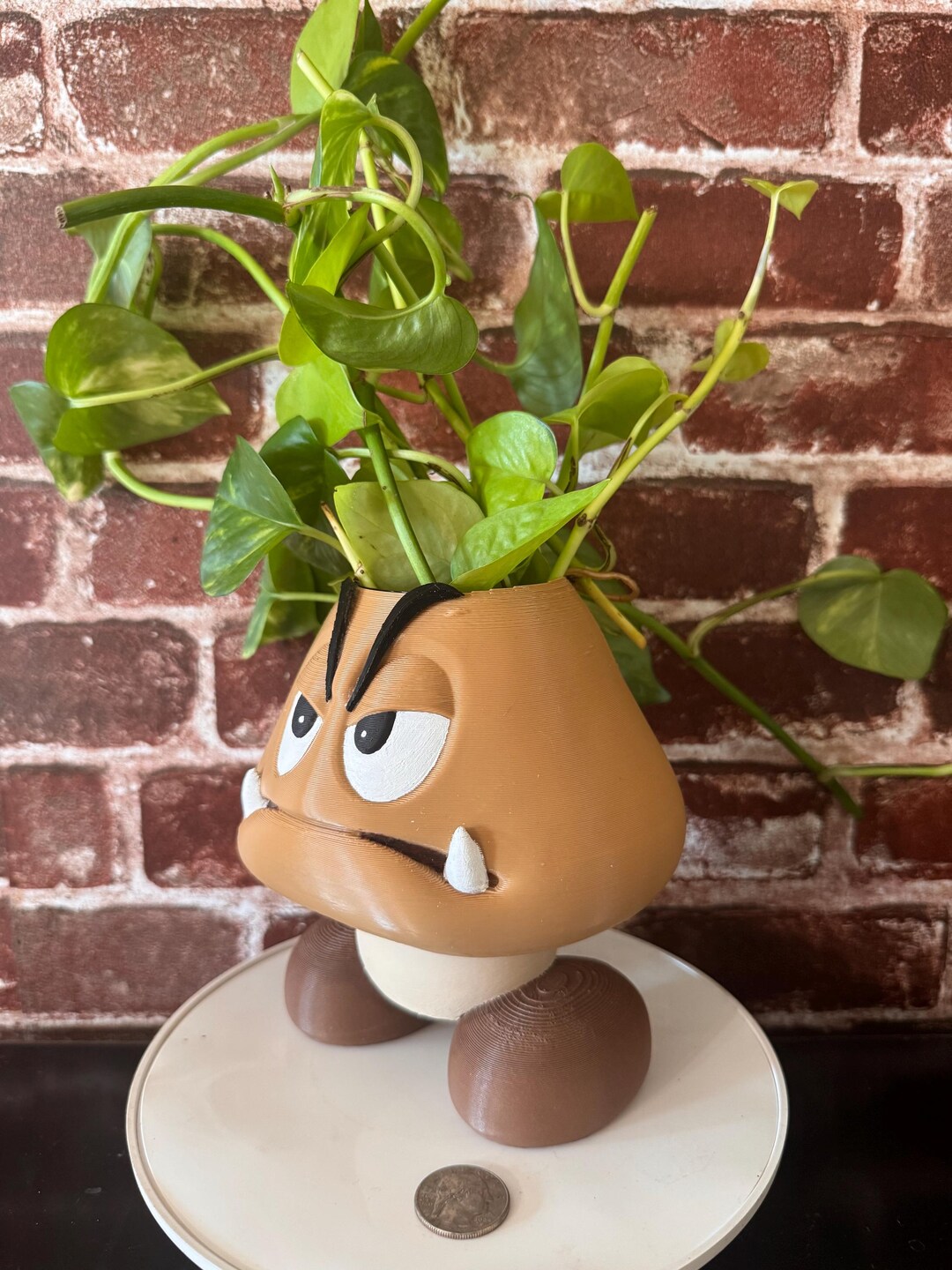 NEW Larger Goomba Planter Gift With Inner Pot | Home Decoration - Etsy