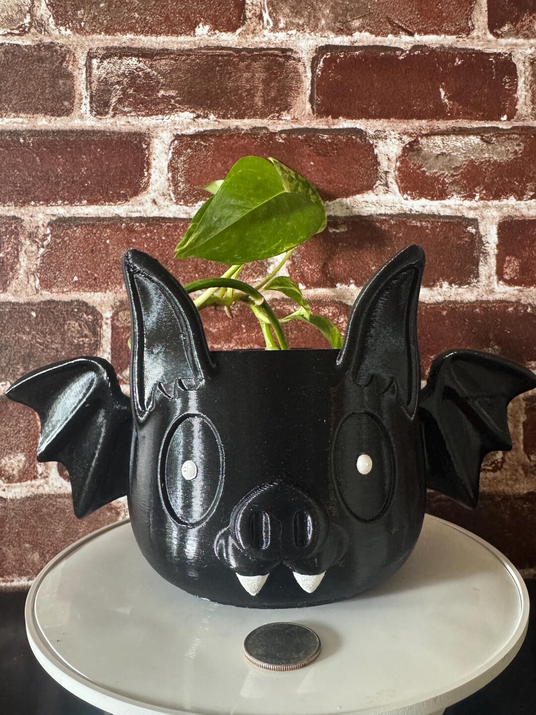 Halloween Bat Planter W/ Drain Holes - Etsy