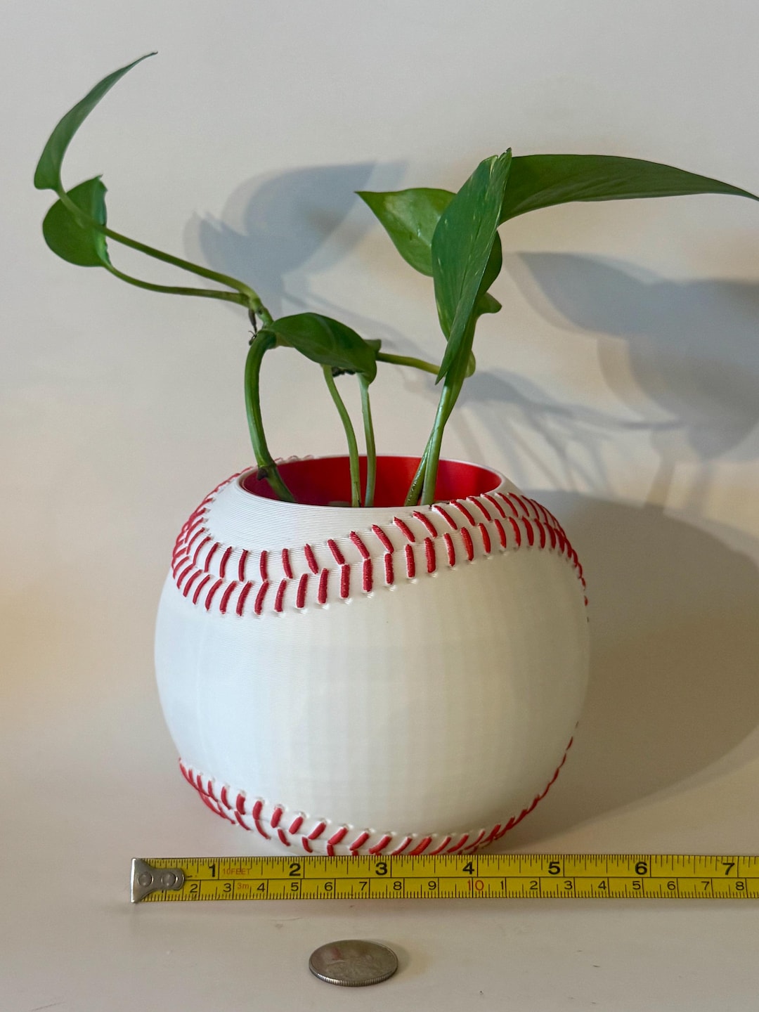Baseball Planter Gift With Inner Pot | Home Decor - Etsy