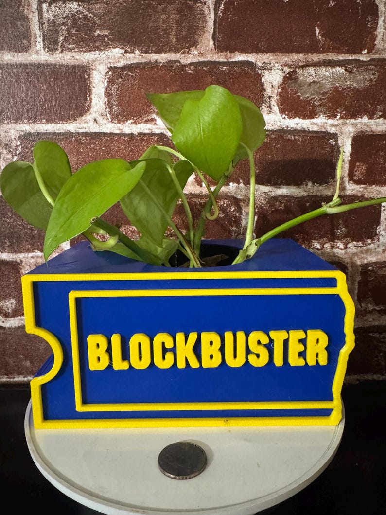 Blockbuster Planter W/ Inner Pot - Etsy