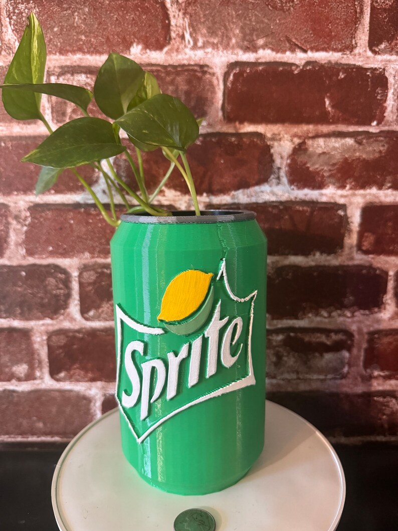 Sprite Can Planter W/ Inner Pot - Etsy