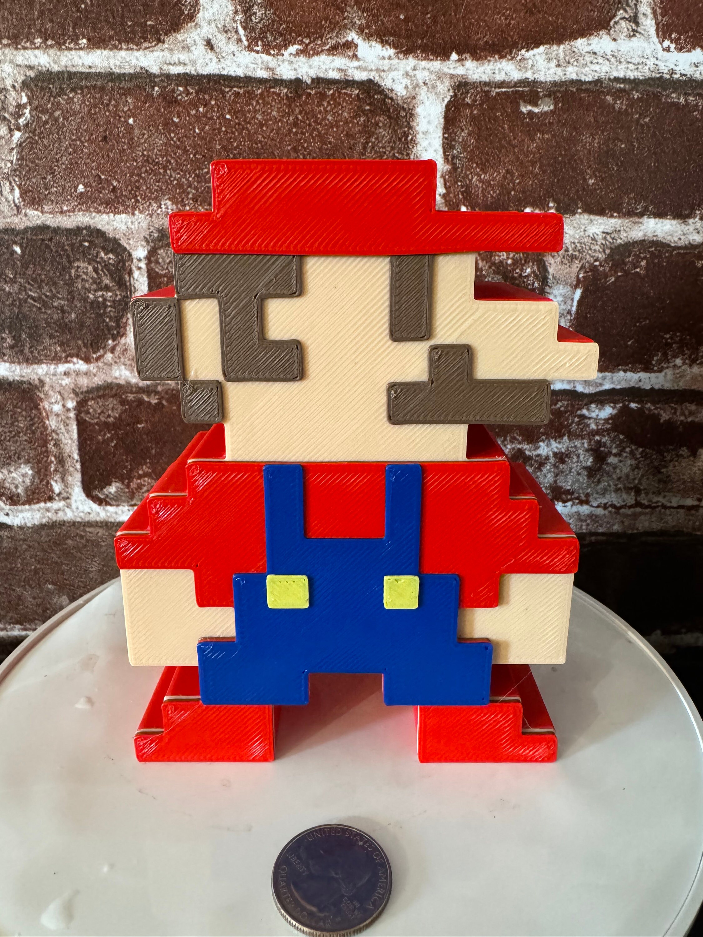 3D Printed Pixel Mario Pot W Inner Pot - Etsy