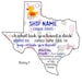 Texas Cruise Duck Tag, Printable Cruise Duck Tags, Personalized Cruise ...