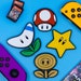 Super Mario Magnets Power up // Gaming Collection // Gift Office Fridge ...