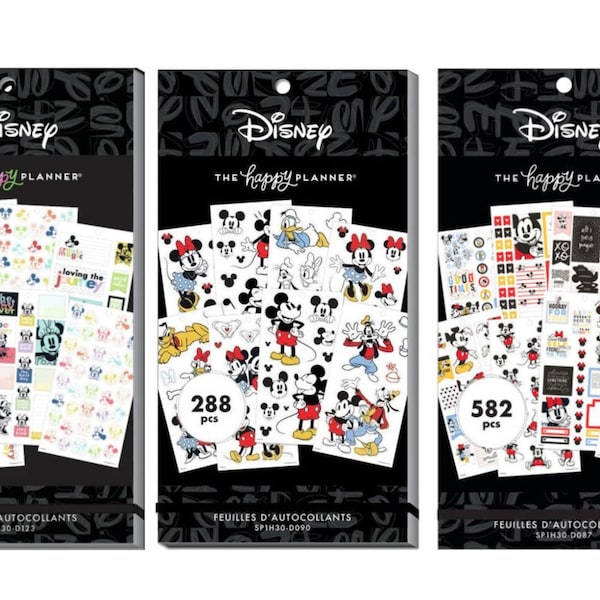 Mickey Stickers - Etsy