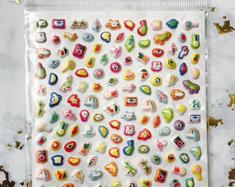 Puffy stickers | Etsy