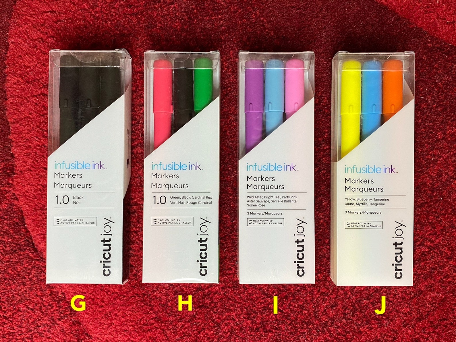 10 Options of Cricut Joy Pens/markers Sets Glitter Gel Pens - Etsy