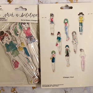 5 Options of Die Cut Stickers From the Paper Studio - 24pc/pkg ...