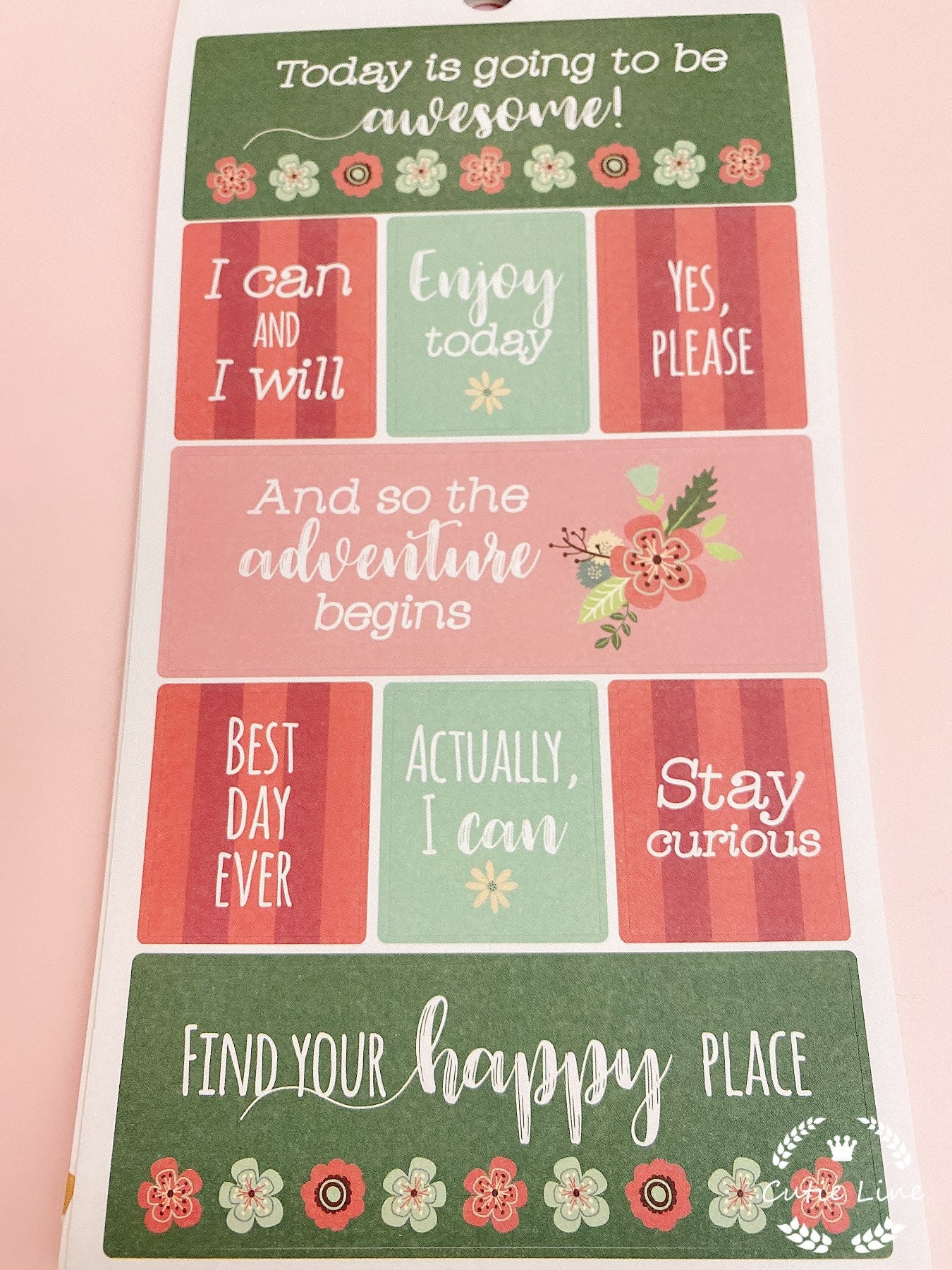 915pc Choose Happy Value Stickers Book by Love Nicole - Etsy