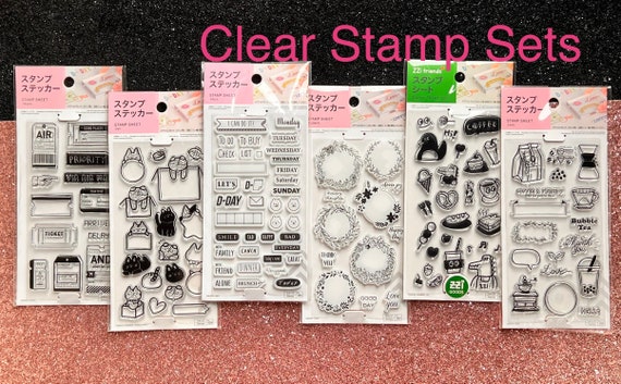 Cute Creature Icon and Coffee Stamps for Meal and Daily - Etsy