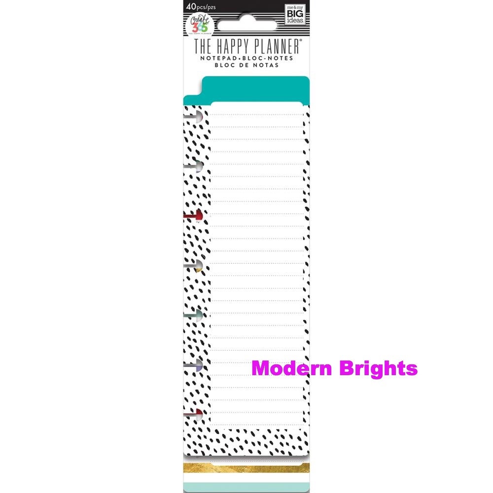 3 Styles of Happy Planner Sticky Notes Modern Brights / | Etsy