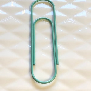 6 Options of 3.75” Paper Clips-long Clips-black/green/pink/gold ...