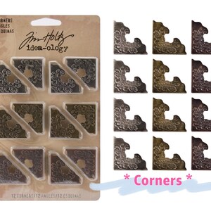 7 Options of Tim Holtz Ideaology-watch Cameos/corners/measurements ...