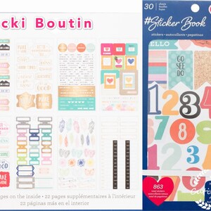 9 Options of Sticker Books-jen Hadfield/1canoe2/heidi - Etsy UK