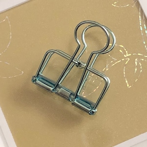 6 Colors of Planner Clips Hollow Binder Clips-office/binder/decorative ...