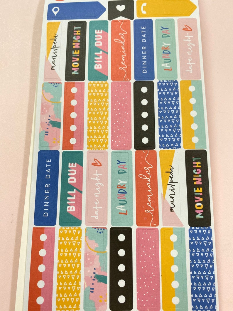 Happiness Foiled Stickers Pack by Agenda 52 the Paper Studio - Etsy