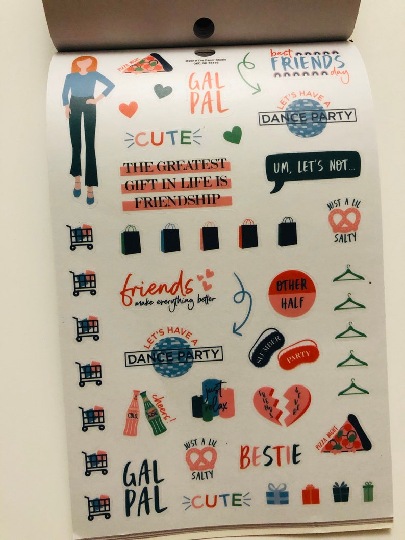 461pc Friendship Stickers Pack by Agenda 52 the Paper Studio - Etsy