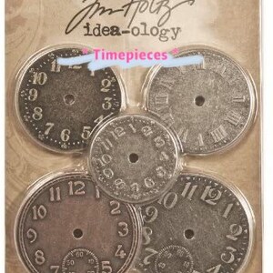 9 Options of Tim Holtz Ideaology-plaquettes/salvaged Dolls/silverware ...