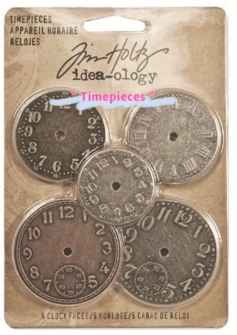 9 Options of Tim Holtz Ideaology-plaquettes/salvaged Dolls/silverware ...