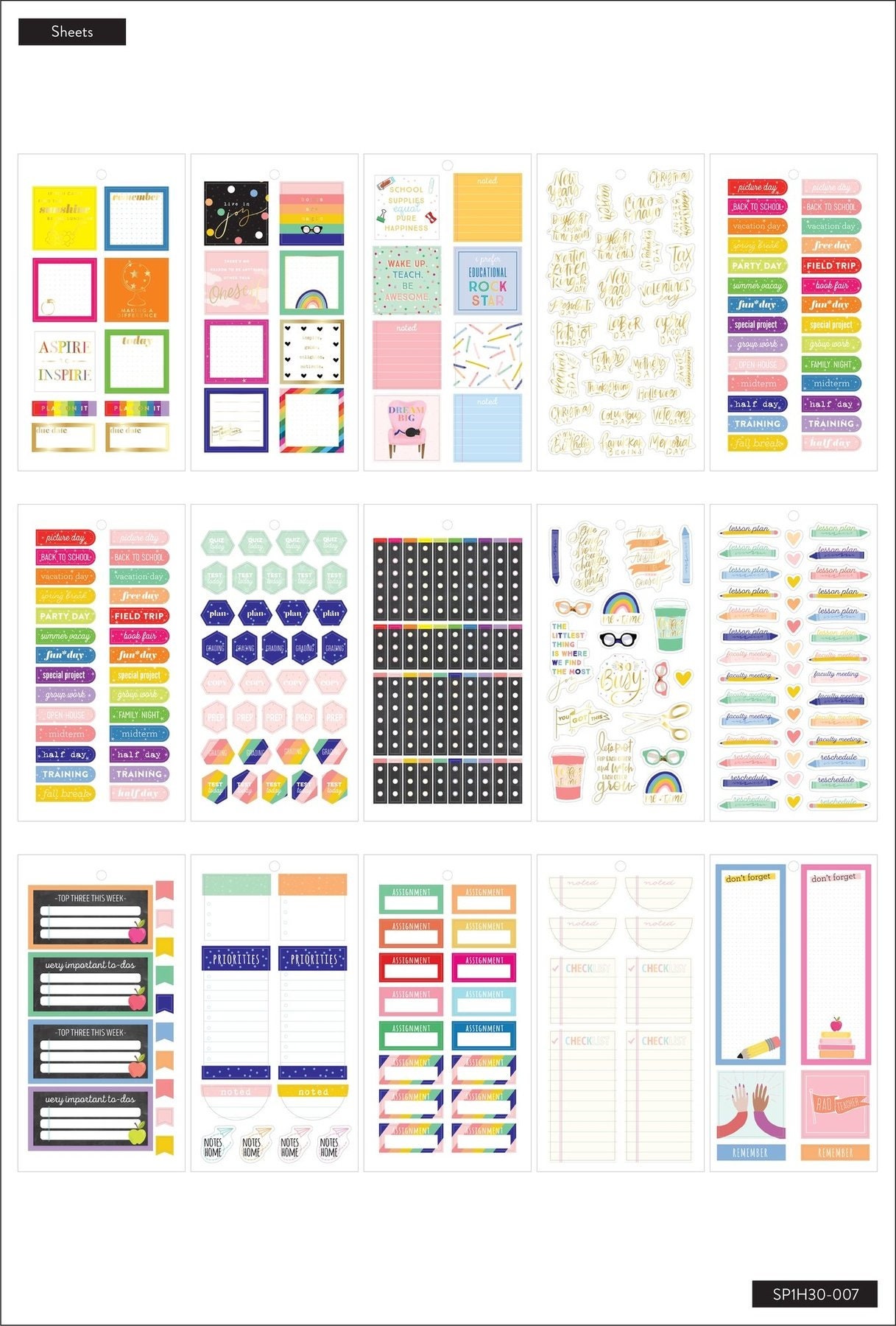 3 Options of BIG Value Stickers Books by Happy Planner - 700 Rad ...