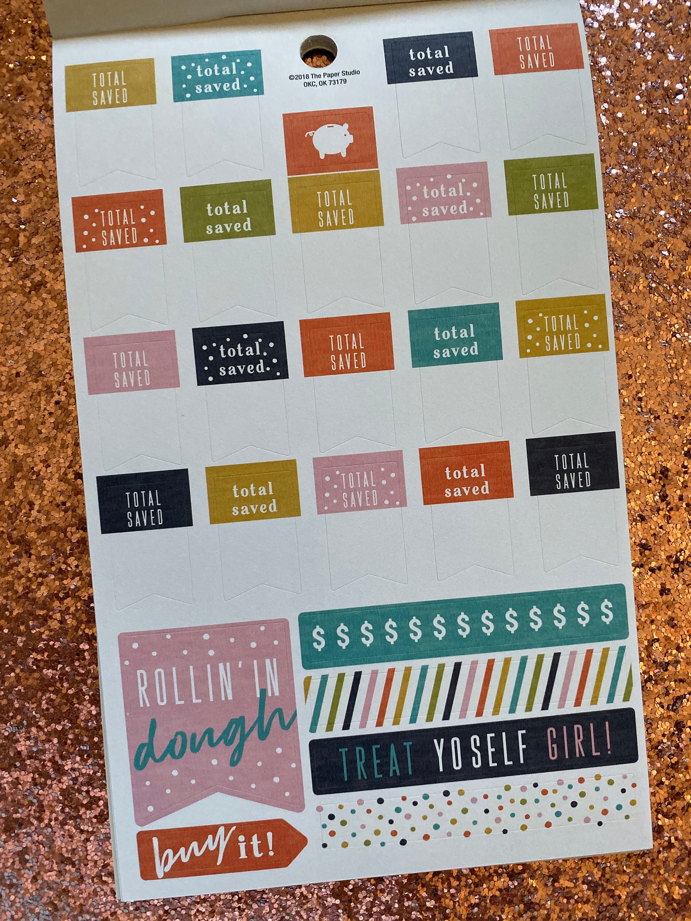 611pc Budget Stickers Pack by Agenda 52 Paper Studio Budget - Etsy